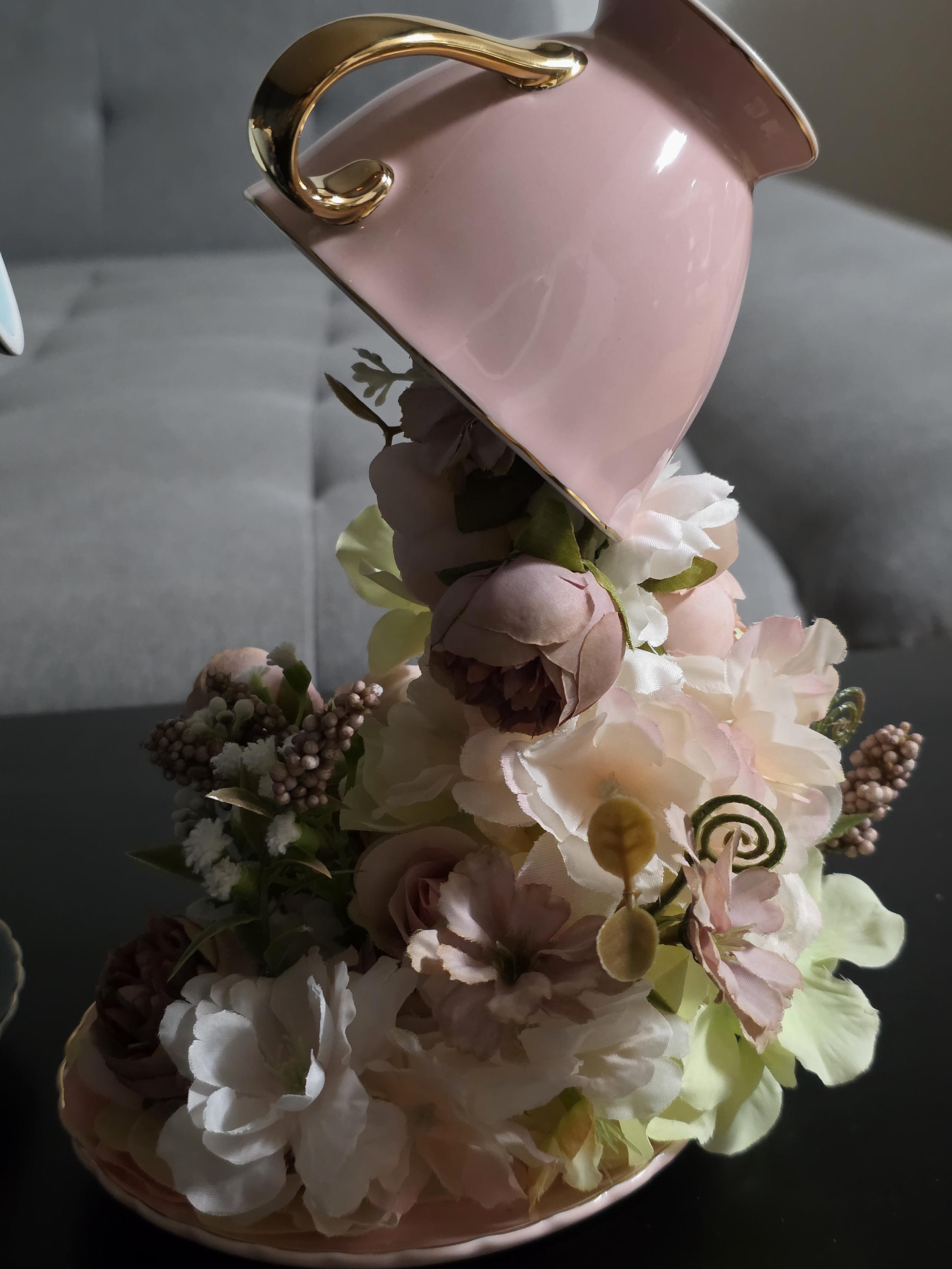 Decorative Floating Teacup Centerpiece ! - Etsy