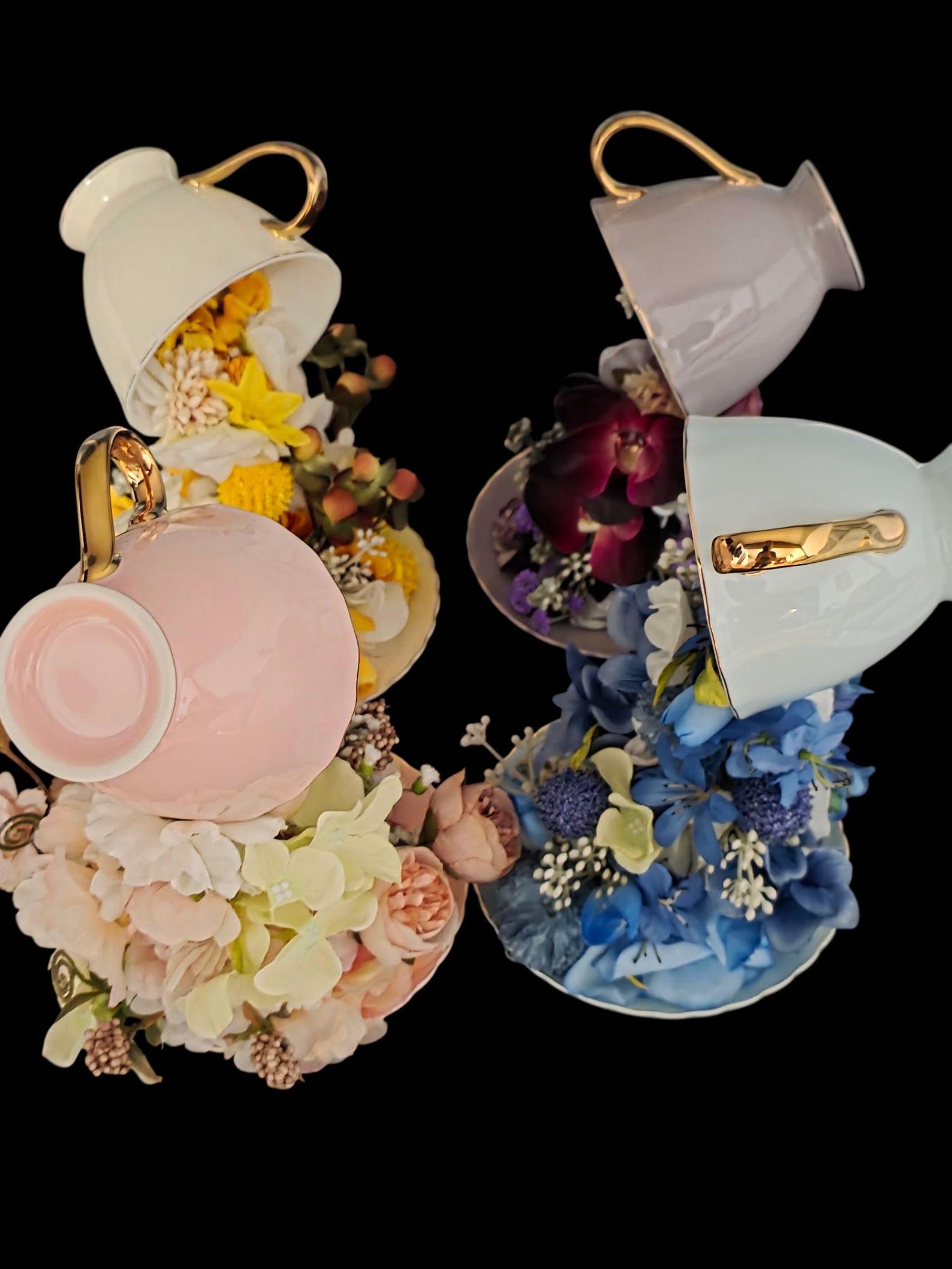 Decorative Floating Teacup Centerpiece ! - Etsy