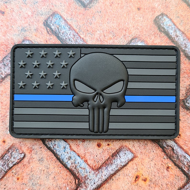 Skull America Flag DEVGRU Seals PVC Patch - Etsy