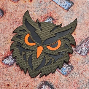 Owl Tactical Night Hunter Lasercut Morale Patch - Etsy