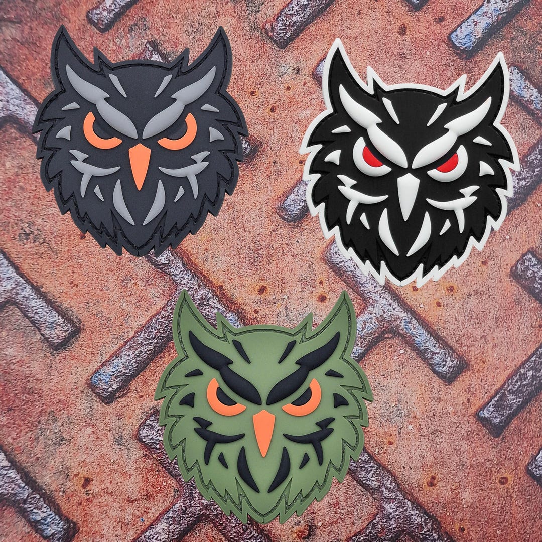 Owl Night Hunter Tactical Morale PVC Patch - Etsy