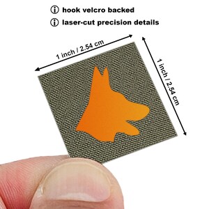 Mini Belgian Malinois Dog Laser-cut K-9 Cat Ranger Eye Tiny K9 Patch - Etsy