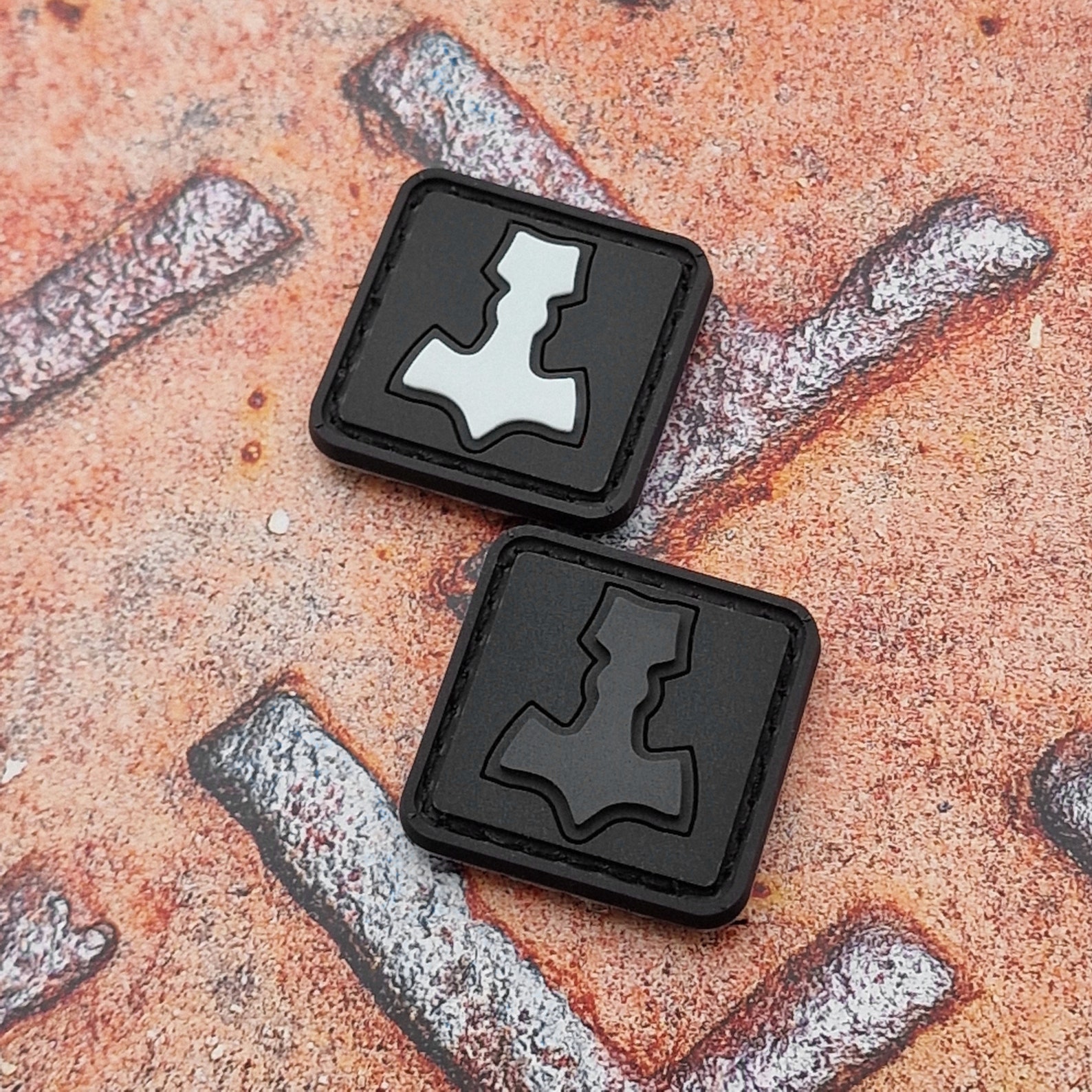 Mjolnir Thor Hammer Ranger Eye Norse Icelandic Viking Rubber Patch - Etsy