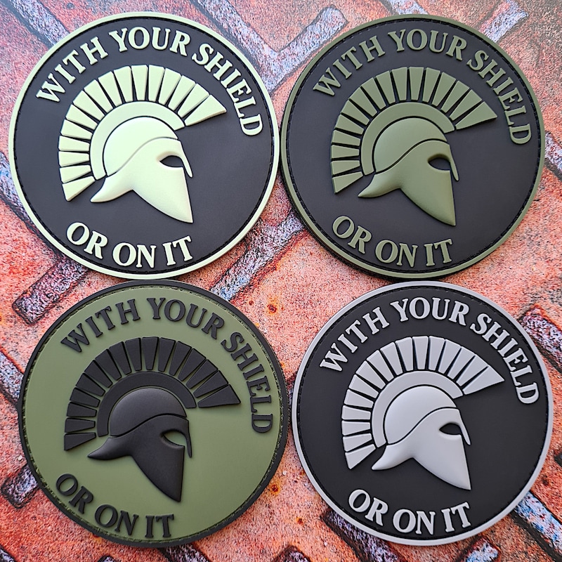Spartan Shield Patch - Etsy