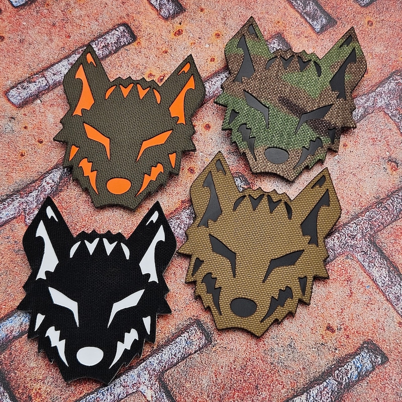 Wolf Military Patch - Etsy