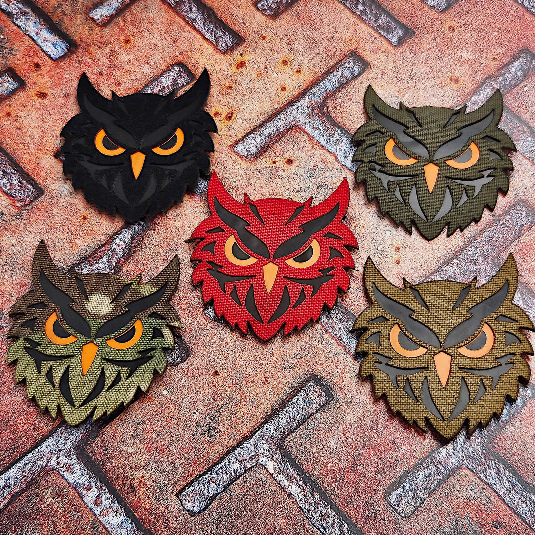 Owl Tactical Night Hunter Lasercut Morale Patch - Etsy