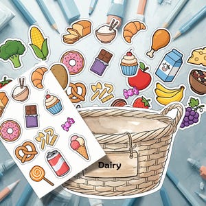 Food Groups Sorting Game • Nutrition Activity, Preschool Science ...