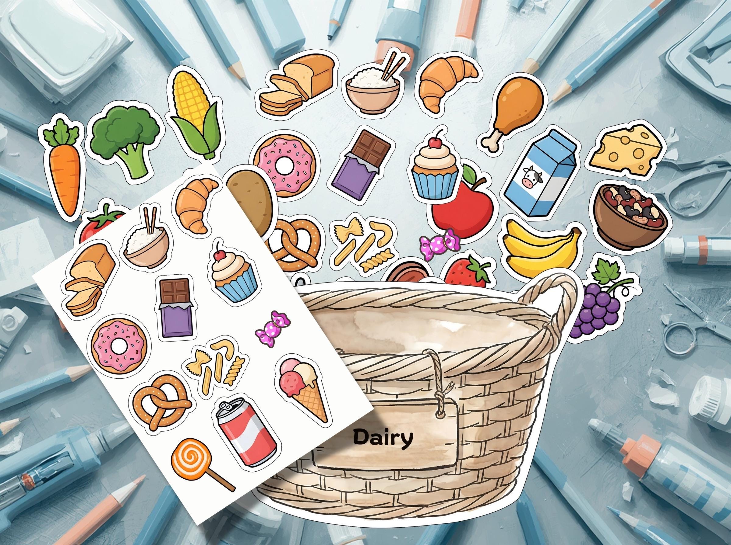 Food Groups Sorting Game • Nutrition Activity, Preschool Science ...