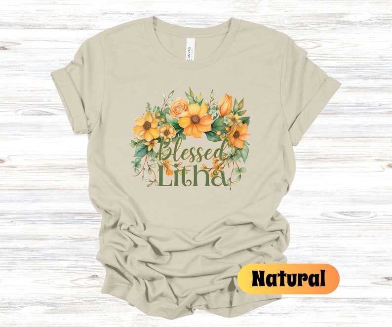 Litha Tshirt, Blessed Litha, Pagan Holiday Shirt, Wheel of the Year ...