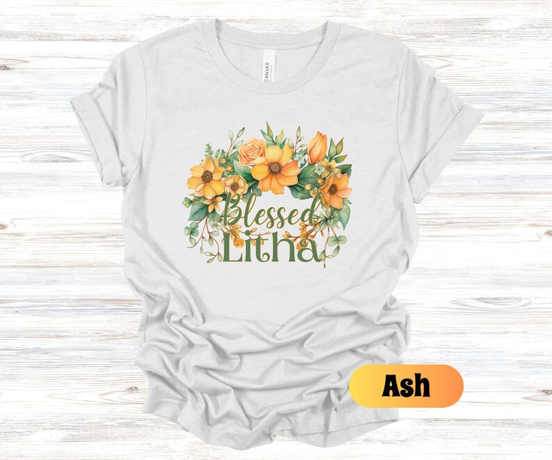 Litha Tshirt, Blessed Litha, Pagan Holiday Shirt, Wheel of the Year ...