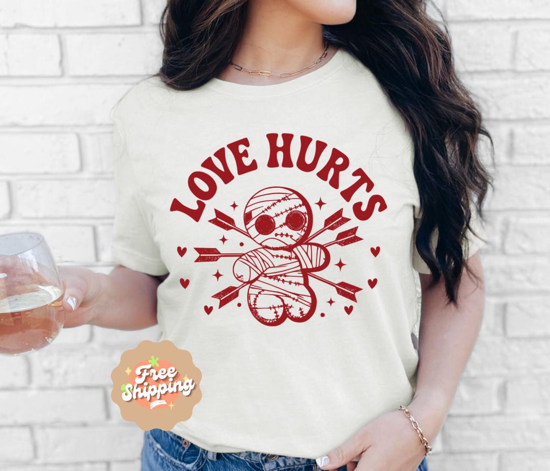 Love Hurts Shirt, Voodoo Doll Shirt, Anti Love Shirt, Voodoo Doll ...