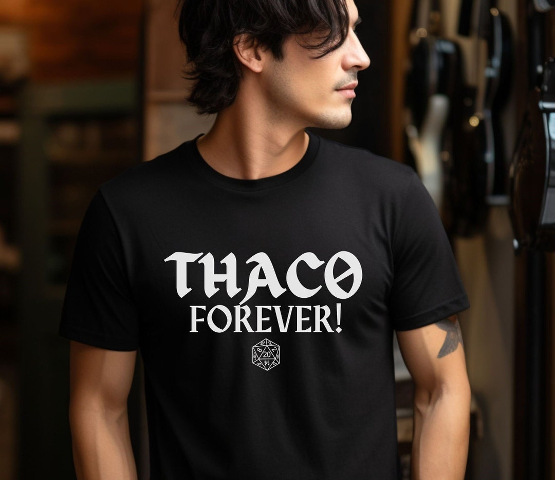 THAC0 Forever Tee, Old School DND Tee, to Hit Armor Class Zero Tee ...