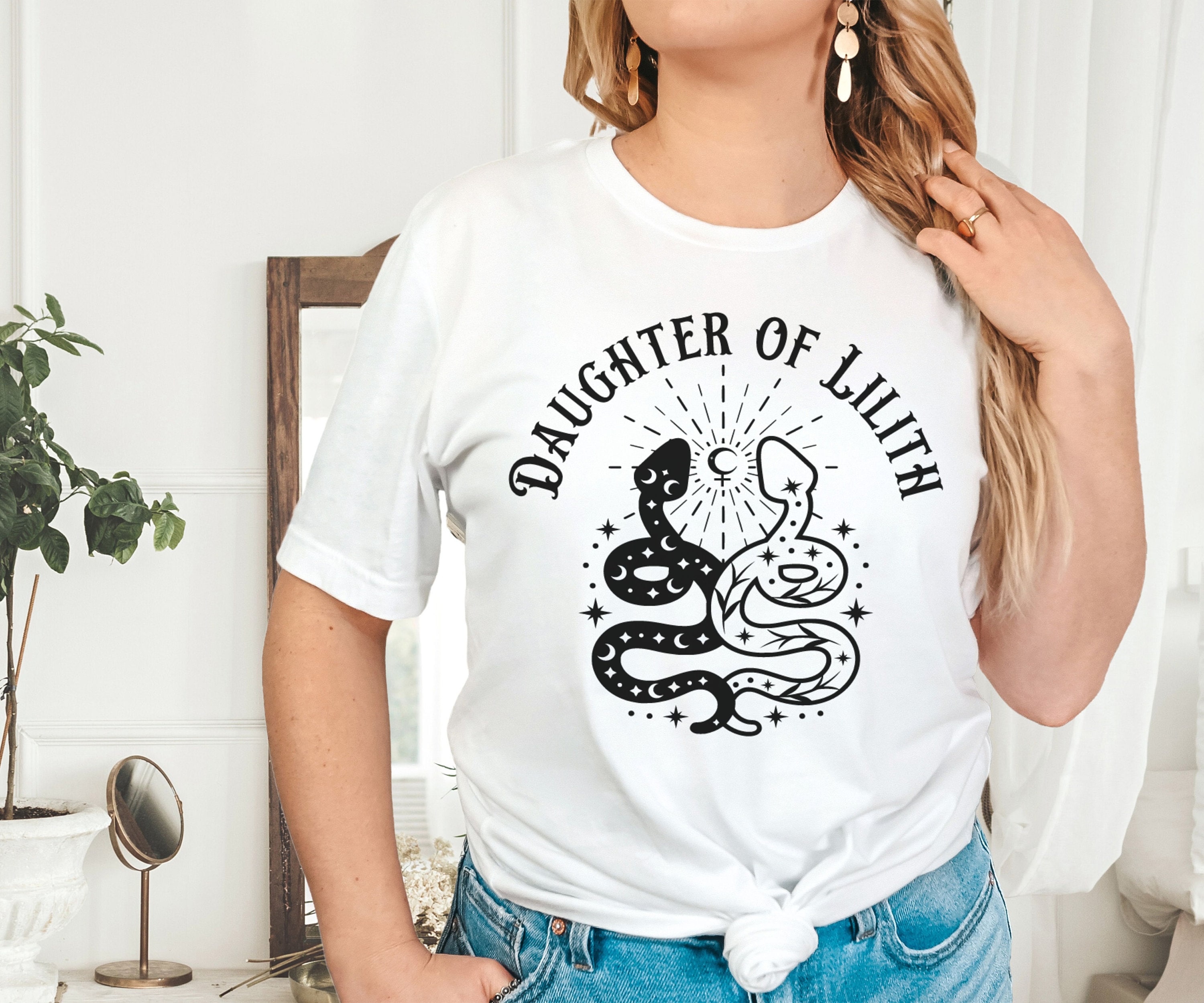 Daughter of Lilith Shirt, Pagan Goddess Shirt, Lilith Shirt, Mystical ...