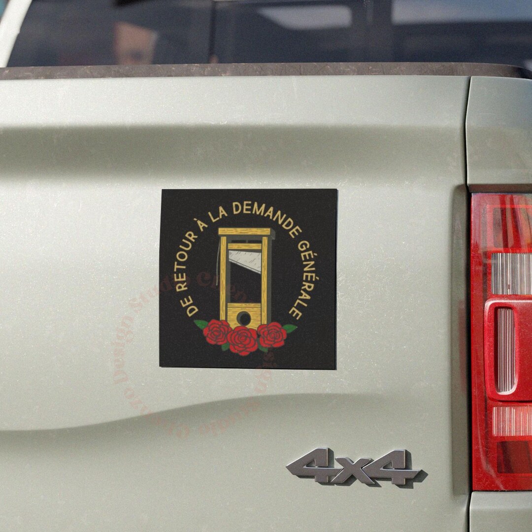 Back by Popular Demand (in French) Bumper Sticker, French Revolution ...