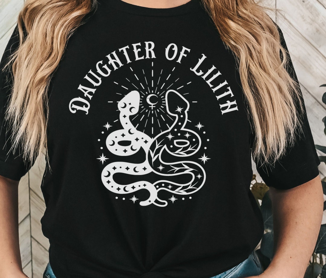 Daughter of Lilith Shirt, Pagan Goddess Shirt, Lilith Shirt, Mystical ...
