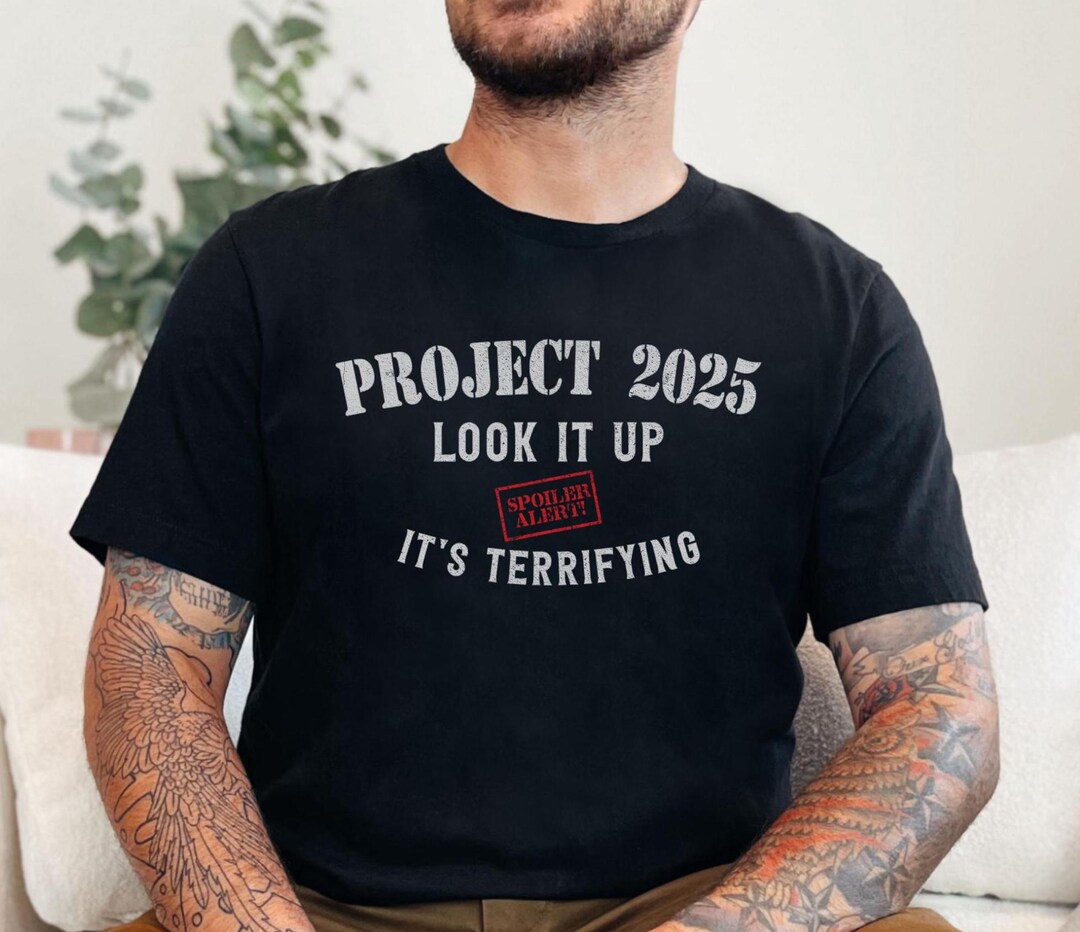 Project 2025 Look It up Shirt, Stop Project 2025 Tee, Protect Democracy ...