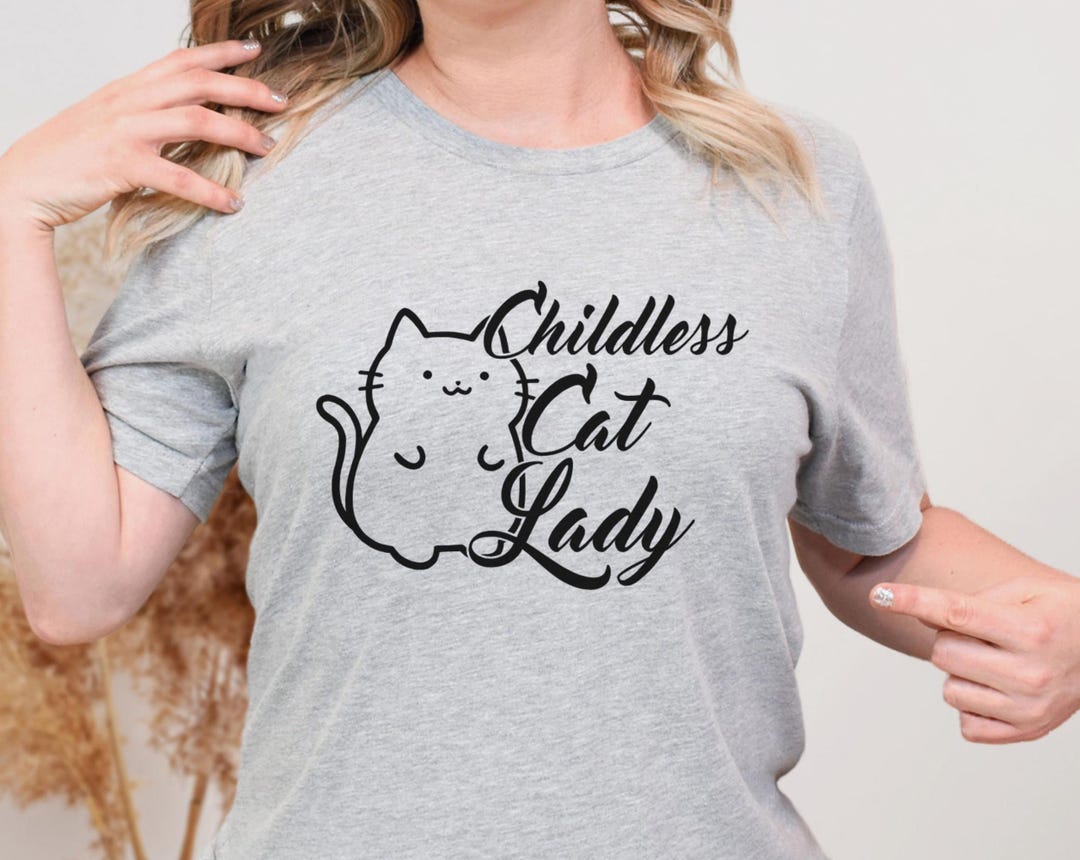 Childless Cat Lady Tshirt, 2024 Election Political Shirt, Vote Blue ...