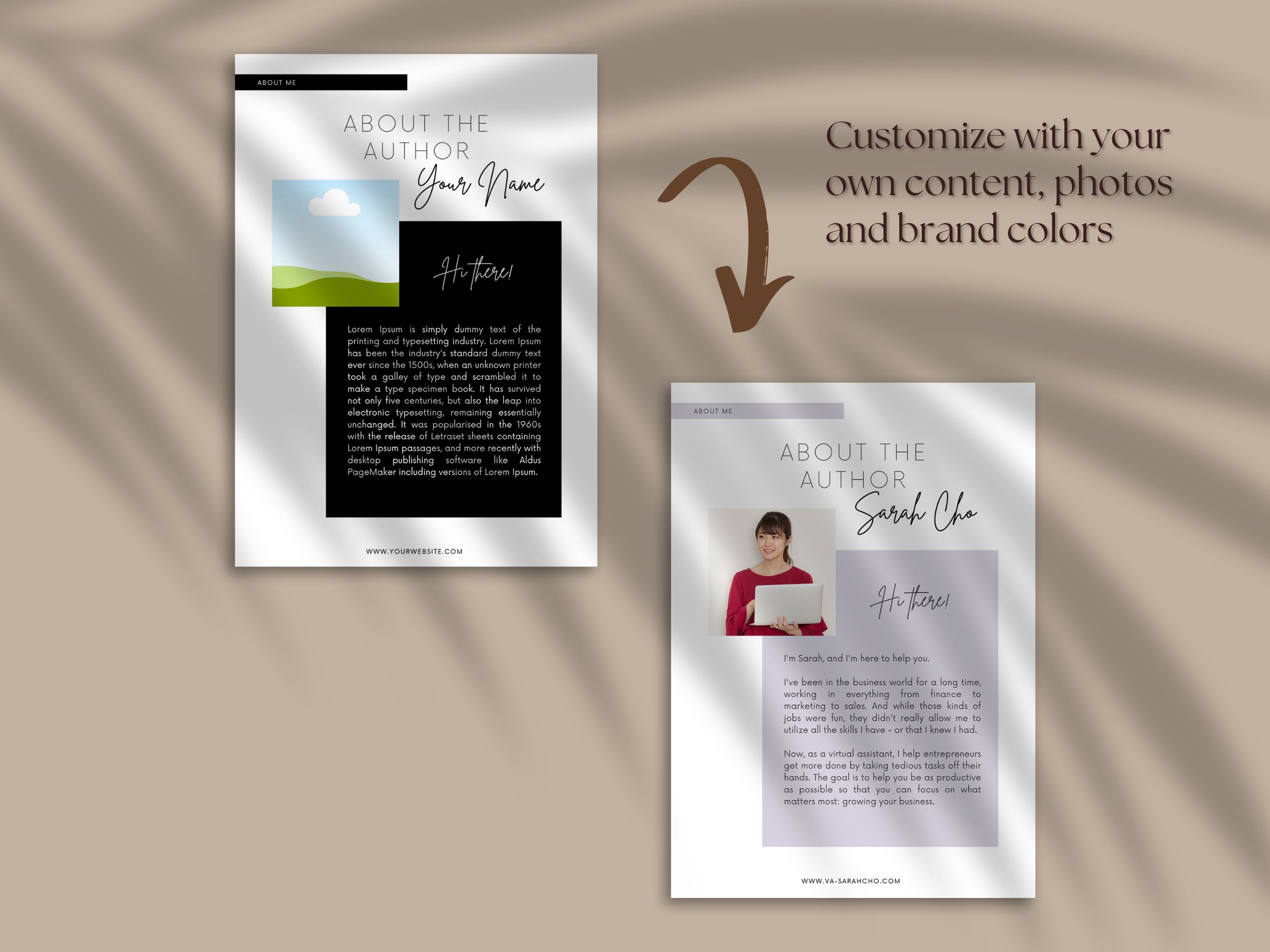 Black and White Course Workbook Template for Coaches Canva - Etsy