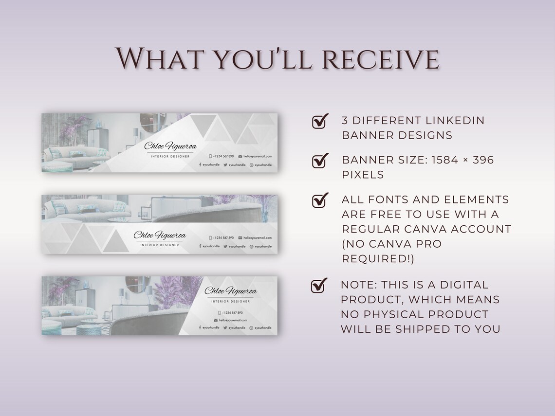 Linkedin Banner Template Linkedin Background Photo Canva - Etsy