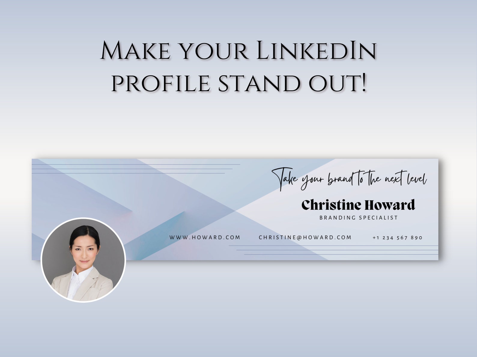 Linkedin Banner Professional Template Linkedin Background - Etsy