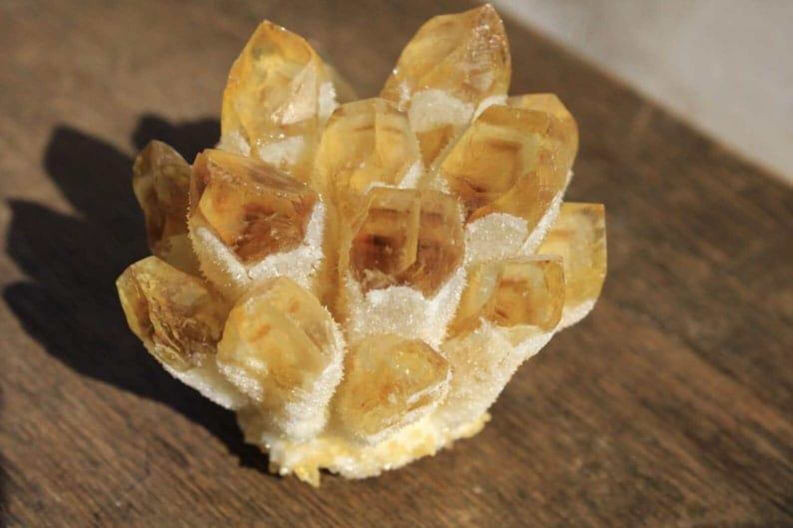 Extremely Rareyellow Phantom Crystal Cluster,phantom Quartz for Desktop ...