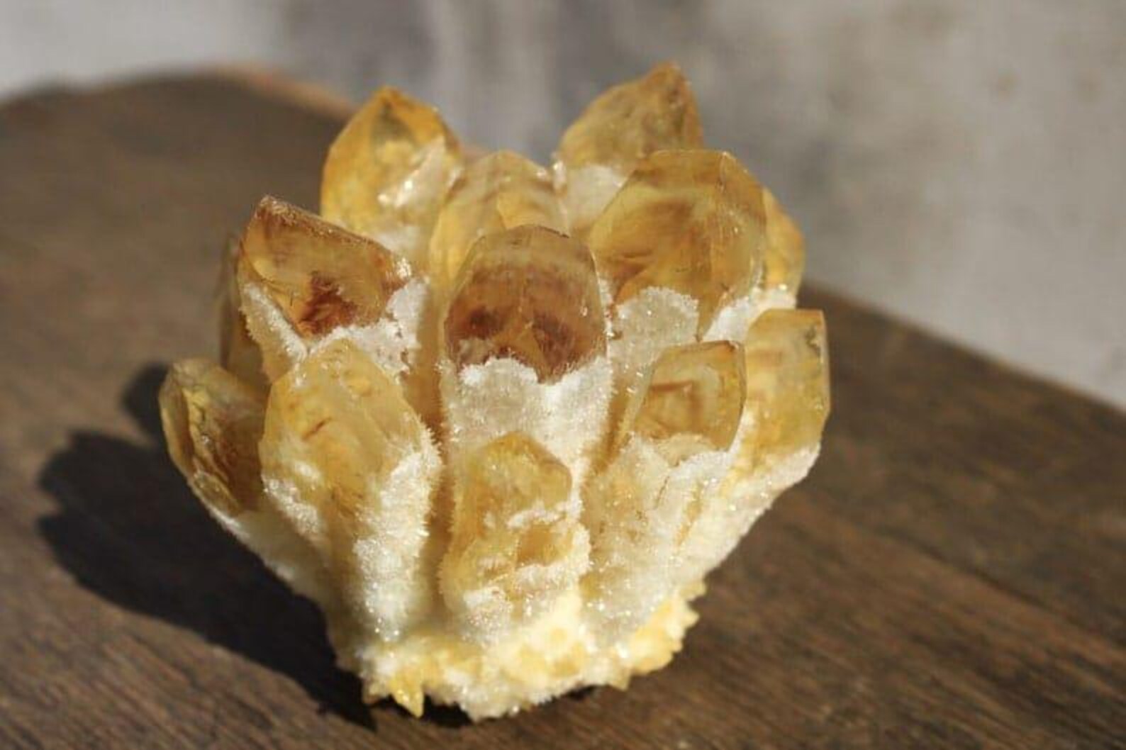 Extremely Rareyellow Phantom Crystal Cluster,phantom Quartz for Desktop ...