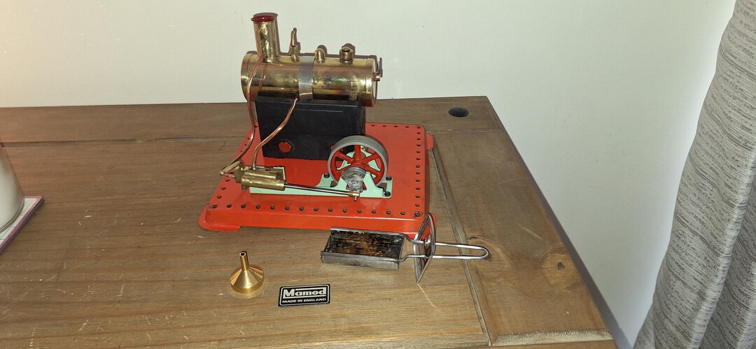 Mamod Working SE1 Steam Engine Burner Tray, Funnel, Free Gel Fuel New ...