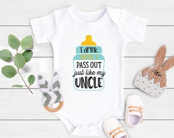Funny Uncle Baby Announcement - Etsy