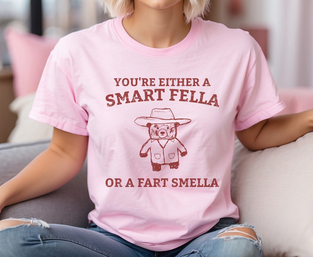 Smart Fella T-shirt: Funny Retro Cartoon Meme Unisex Tee - Etsy