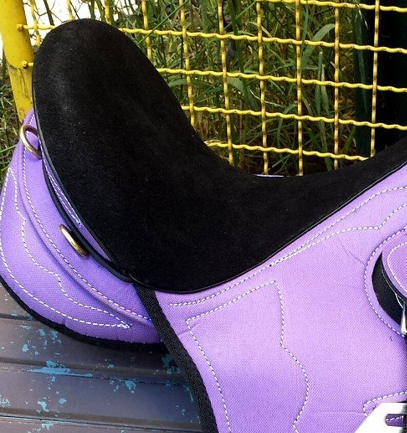 Purple Aussie Style Synthetic Saddle 17" - Etsy