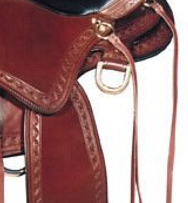 Endurance Leather Saddle Cutback Skirts and Bulkless English Rigging ...