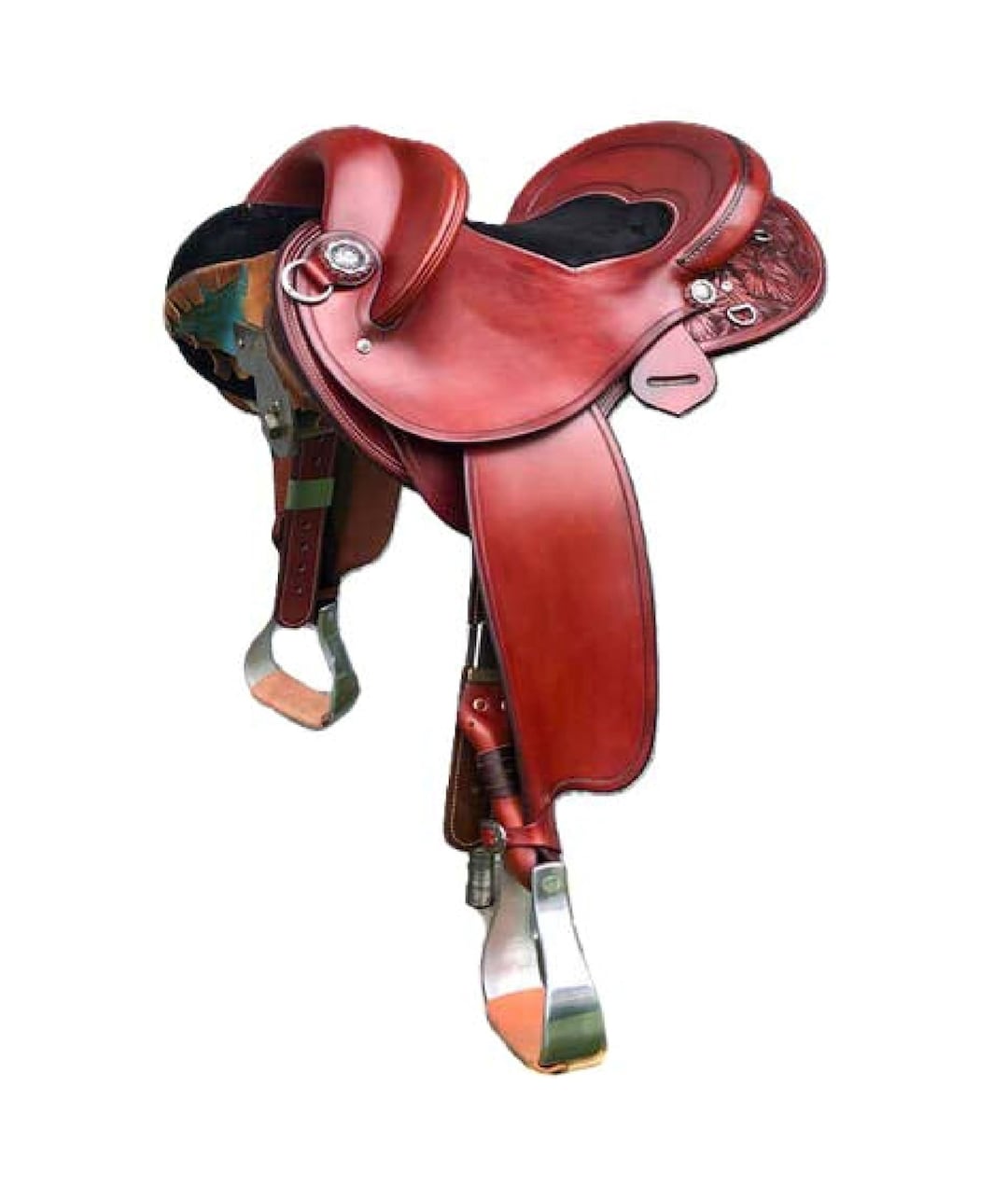 Aussie Stock Leather Draft Horse Saddle: Western Wide Tree - Etsy