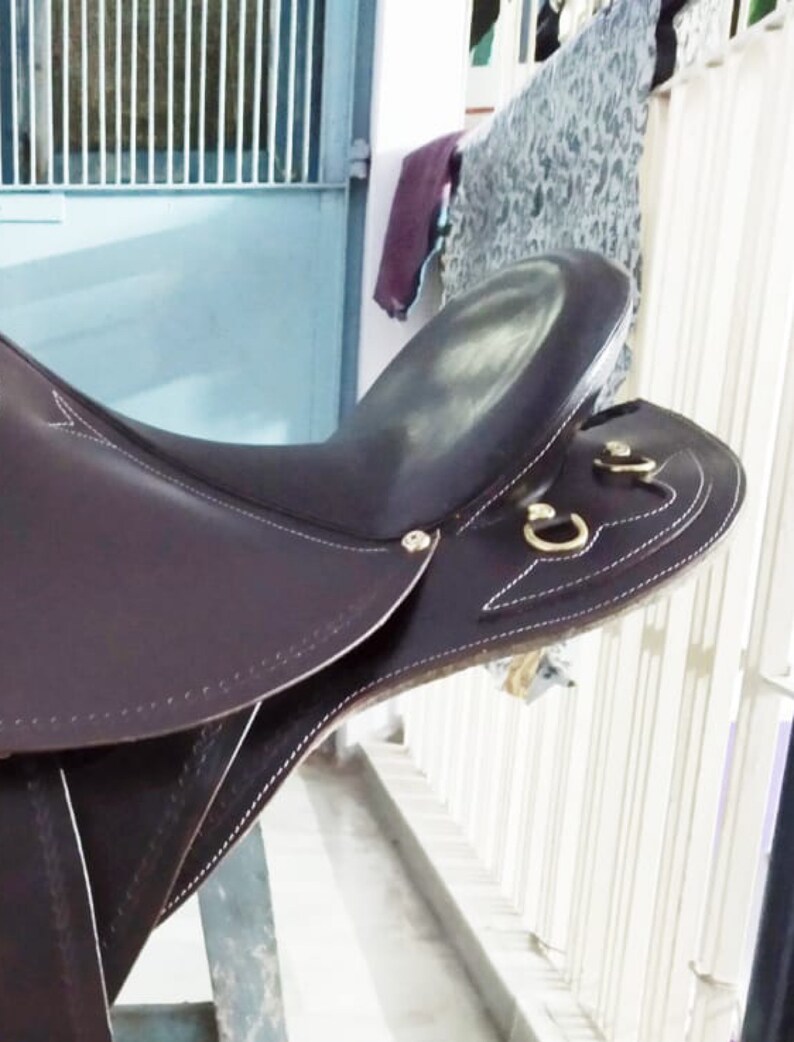 Swinging Fender Australian Aussie Stock Saddle Saddle Tack High Quality Leather Australian Style ...