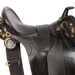 Black Australian Style Collection Leather Stock Australian Saddle W ...