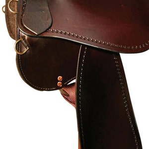 Western Endurance Leather Saddle Cutback Skirts English Rigging, Round ...