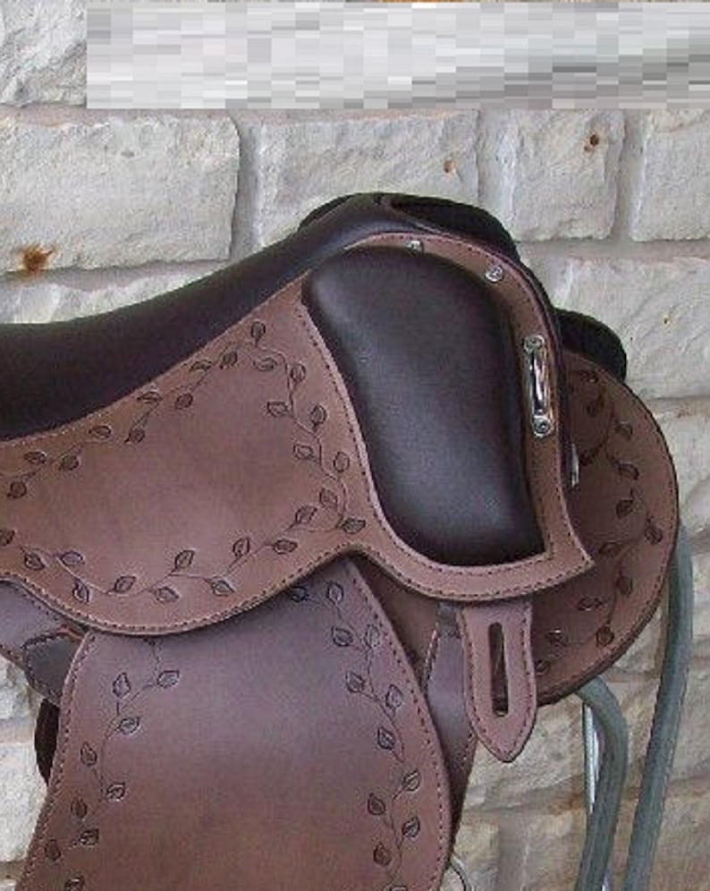 Handmade Leather Endurance Trail Saddle: Western Horse Saddle (16 ...