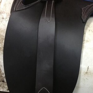 Black Australian Style Collection Leather Stock Australian Horse Saddle ...