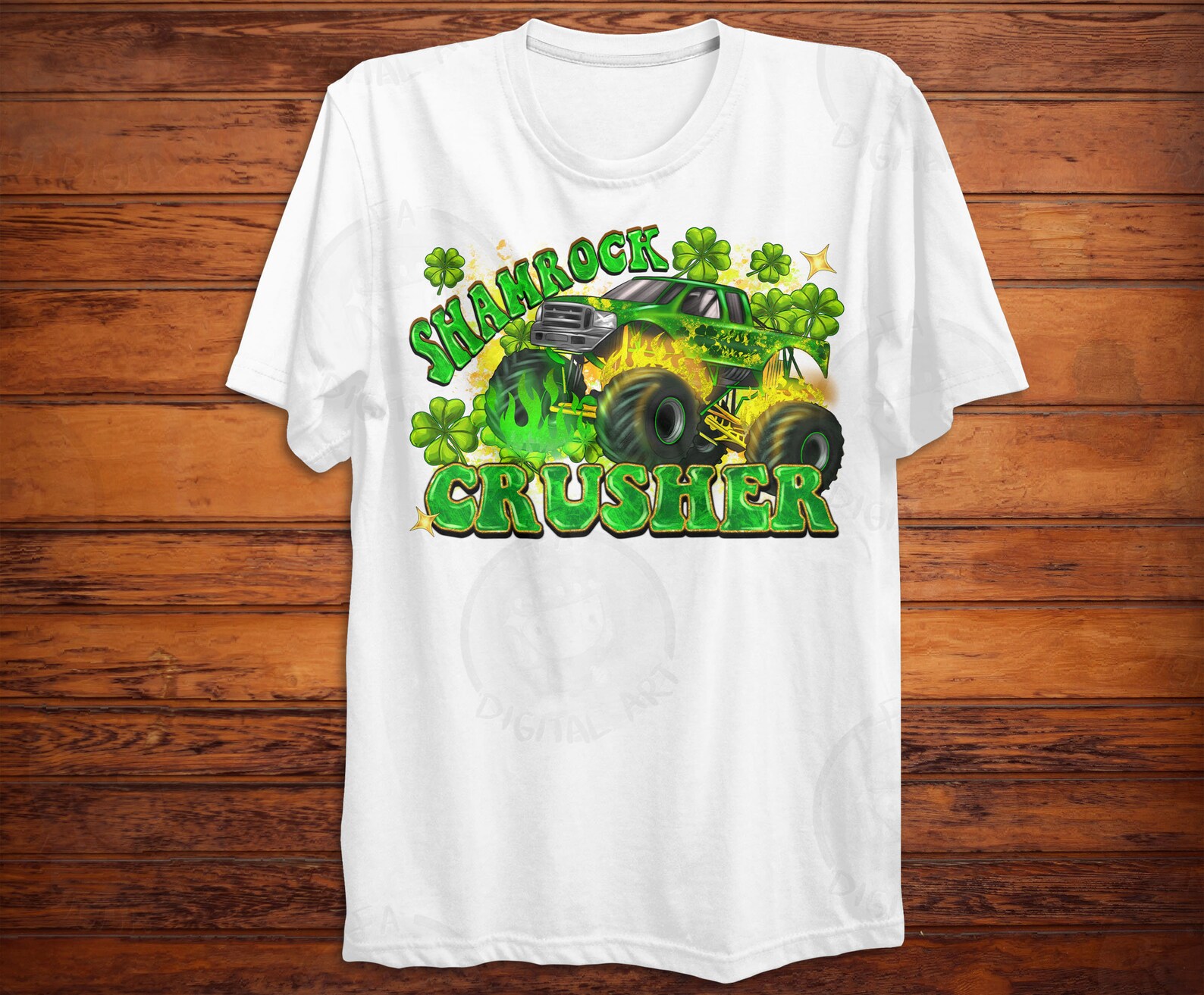 Shamrock Crusher Png Sublimation Design Download, St. Patricks Day Png ...