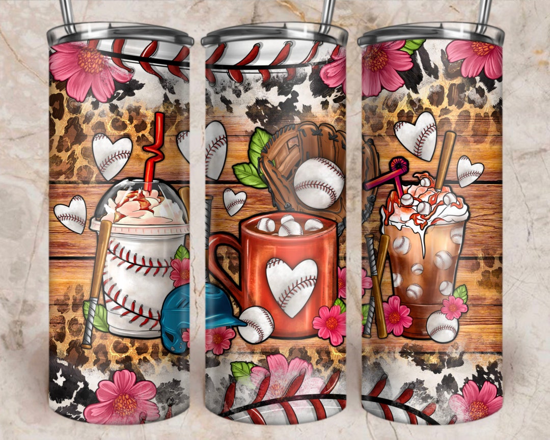 Baseball Coffee Cups 20oz Tumbler PNG, Baseball Coffee Cup Png ...