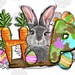 Hop Easter Day Png Sublimation Design Download, Happy Easter Day Png ...