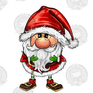 Santa Gnomes Png Sublimation Design Merry Christmas Clipart - Etsy
