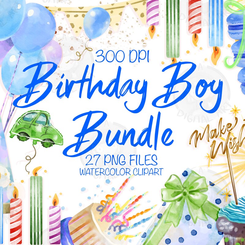 Watercolor Birthday - Etsy