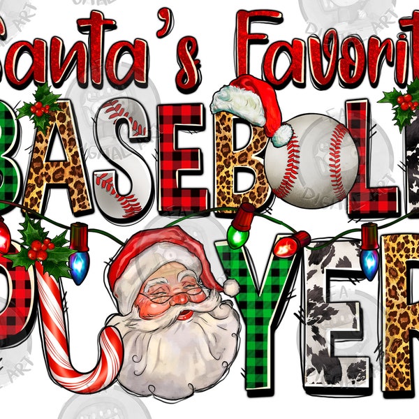Baseball Christmas Svg - Etsy
