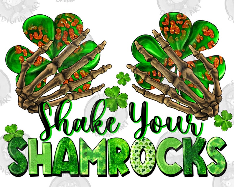 Shake Your Shamrocks Png Sublimation Design Download St. - Etsy