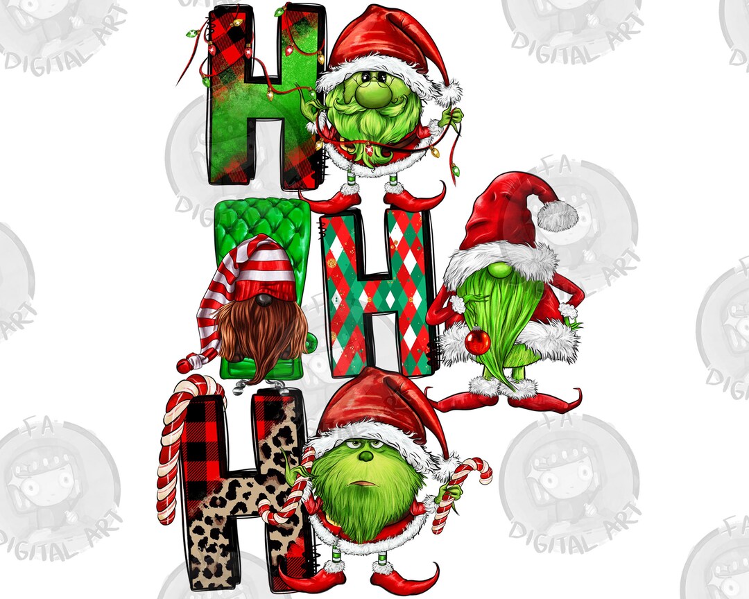 Ho Ho Ho Gnomies Png Sublimation Design, Merry Christmas Clipart, Happy ...