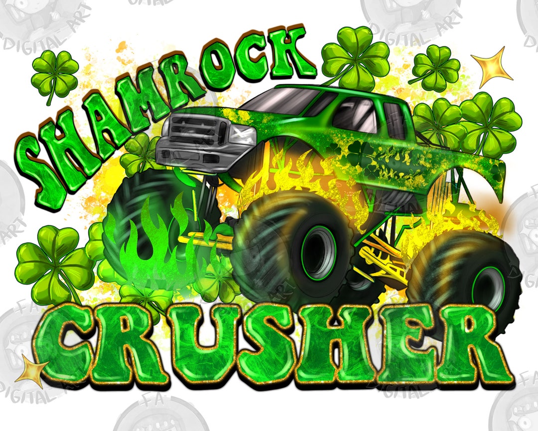 Shamrock Crusher Png Sublimation Design Download, St. Patricks Day Png ...