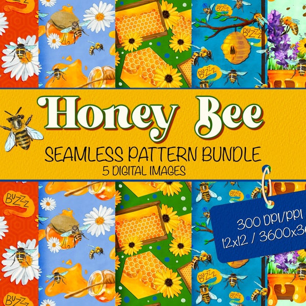 Honey Bee Wallpaper - Etsy