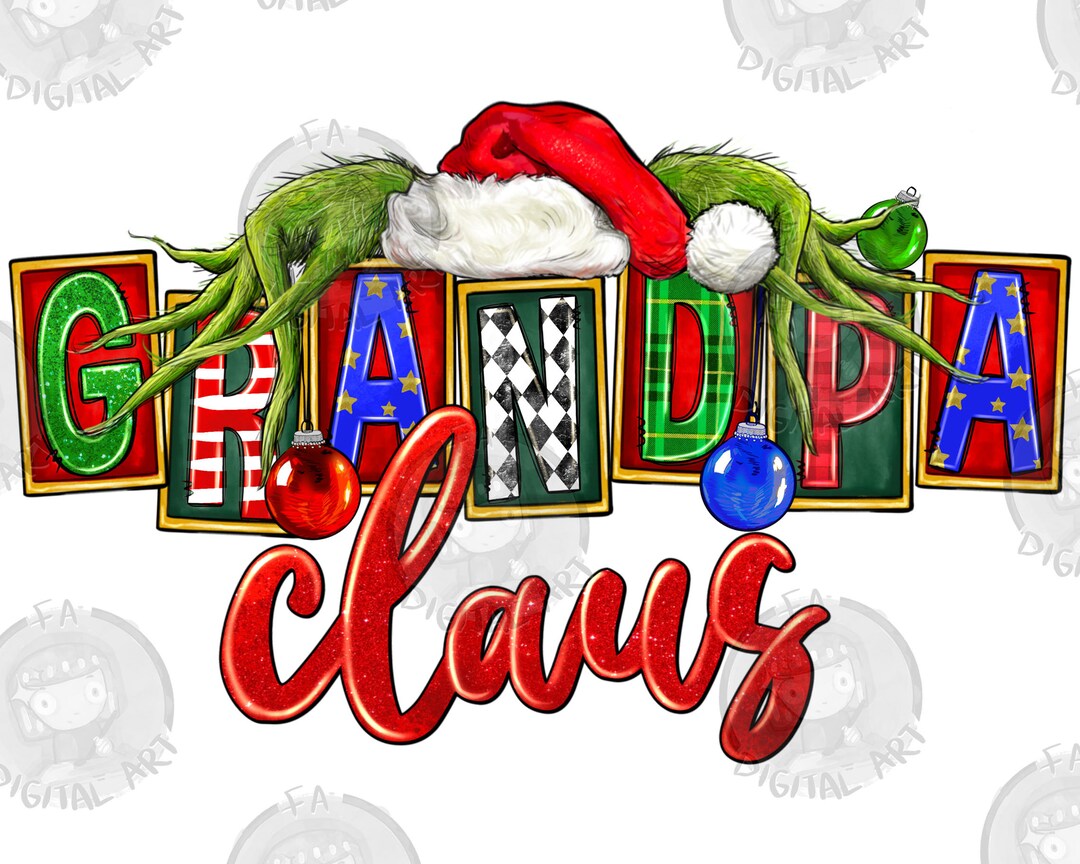 Christmas Grandpa Claus Png Sublimation Design, Christmas Png,merry ...