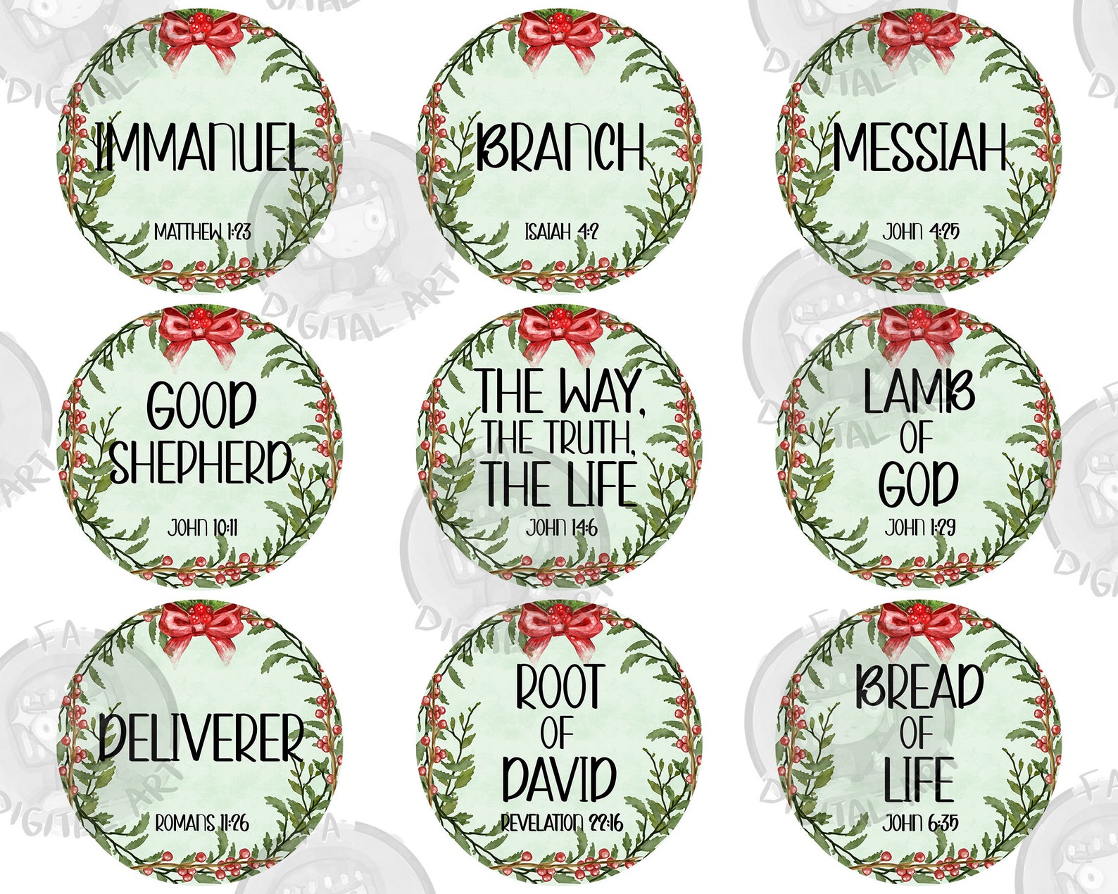 Names Os Jesus Png Design Bundle Jesus Png Christmas Png - Etsy