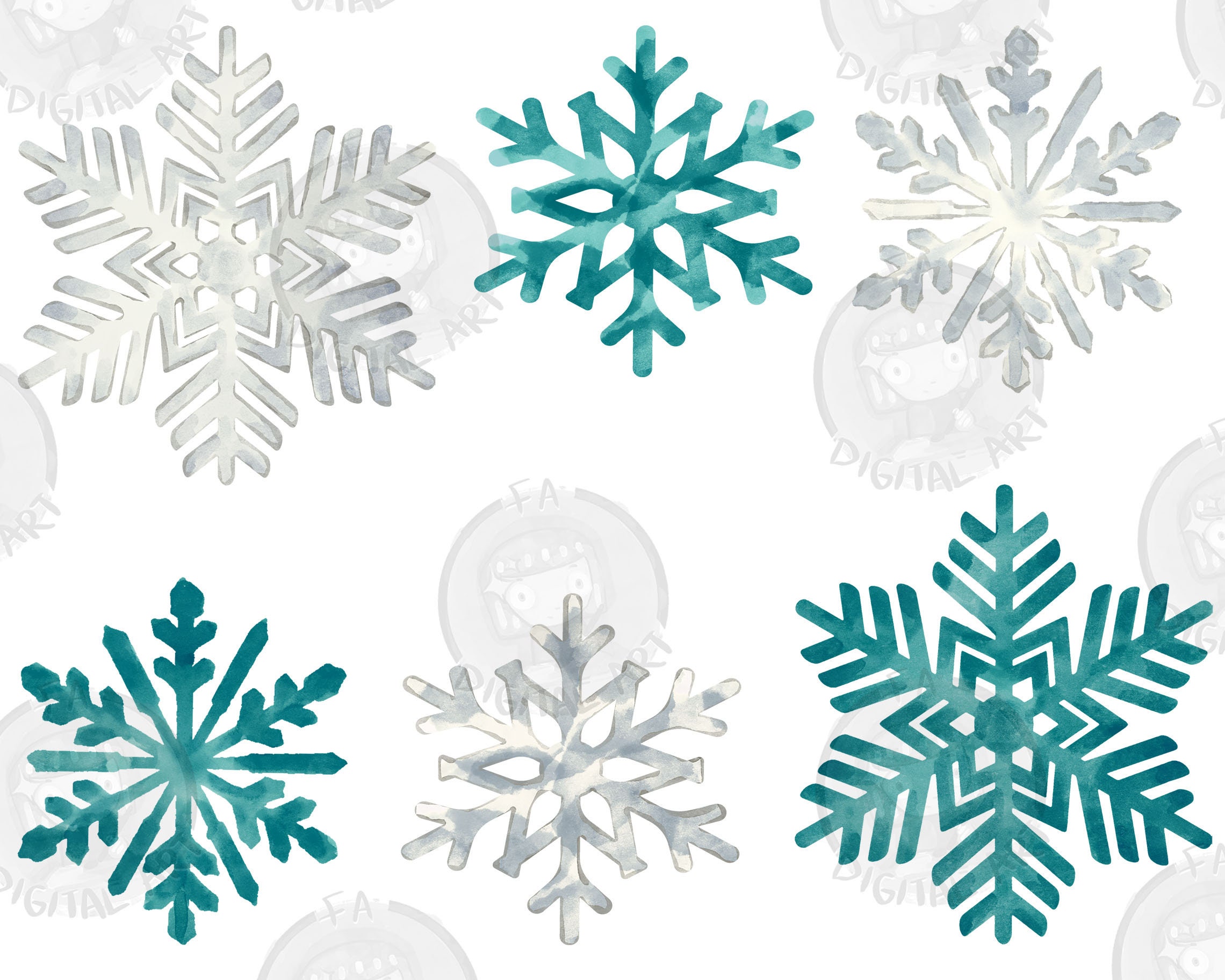 Snowy Winter Png Design Bundlesnowy Winter Pngwatercolor - Etsy